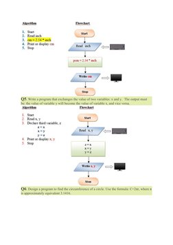 Flowchart Questions and Solutions | PDF
