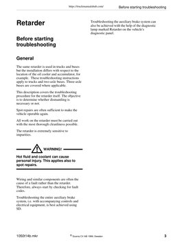 Scania Retarder Troubleshooting Guide | PDF | Home & Garden ...