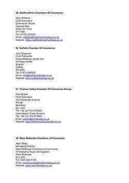 UK Chambers of Commerce Directory | PDF | Business