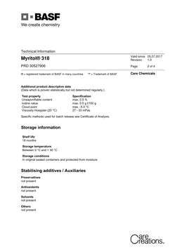 Myritol® 318 | PDF | Solubility | Physical Sciences