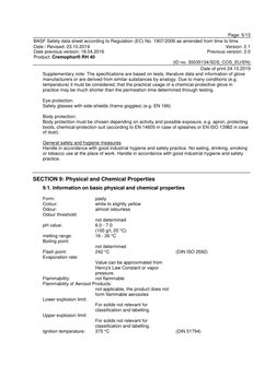 MSDS Cremophor RH40 | PDF | Dangerous Goods | Toxicity