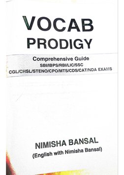 E-BOOK-Vocab Prodigy by Nimisha Mam | PDF