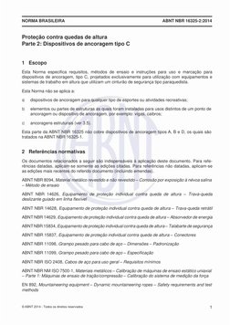 Dispositivos de Ancoragem Tipo C - NBR 16325-2 | PDF | Massa | Força