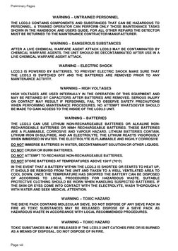 LCD3.3 Chemical Detector Manual | PDF | Rechargeable Battery | Hazards