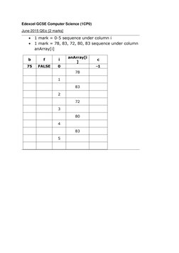 Trace Table Questions and Answers Guide | PDF | Career And Technical ...