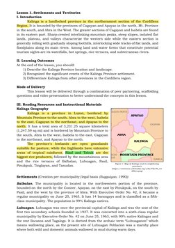Kalinga Heritage and Cultural Overview | PDF
