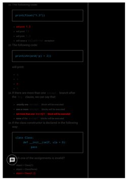 PE2 Python Essentials 2 Exam Answers | PDF | Anonymous Function ...