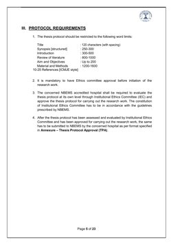 NBE Thesis Protocol Submission Guidelines | PDF | Thesis | Sampling ...