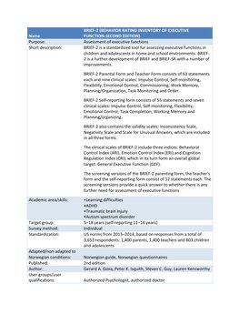 BRIEF-2 Executive Function Assessment | PDF | Executive Functions ...