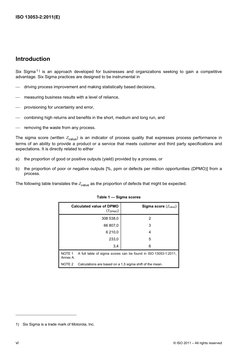 ISO 13053-2 2011 (E) PDF Document | PDF | Six Sigma | Business