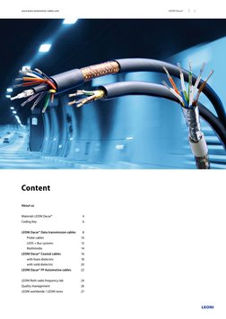 Leoni Dacar | PDF | Coaxial Cable | Polyethylene
