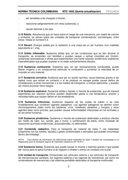NTC 1692: Rotulación de Mercancías Peligrosas | PDF | Patógeno | Colombia