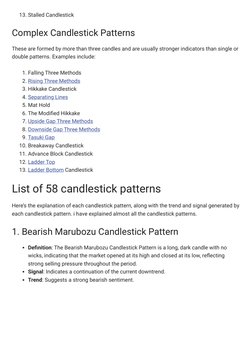 Free Guide to Candlestick Patterns | PDF | Market Trend | Market ...