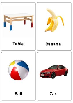 Common Objects List for Kids | PDF | Games & Activities