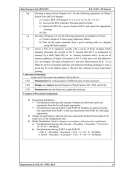 Data Structures Lab Manual BCSL305 | PDF | Queue (Abstract Data Type ...