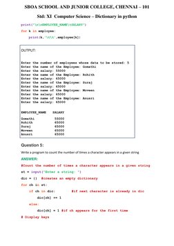Python Dictionary Exercises for Class 11 | PDF | String (Computer Science) | Integer (Computer ...