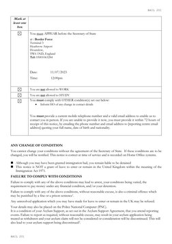 Immigration Bail Notification 201 | PDF | Bail | Crimes