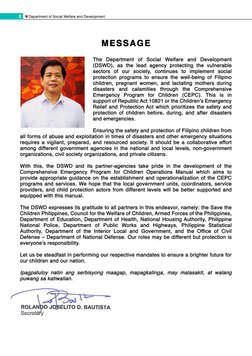 Comprehensive Emergency Program For Children CEPC | PDF