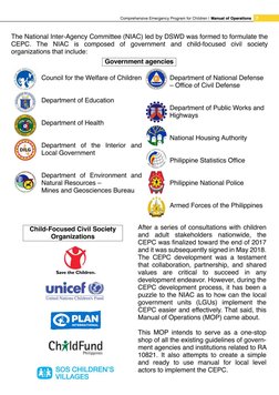 Comprehensive Emergency Program For Children CEPC | PDF