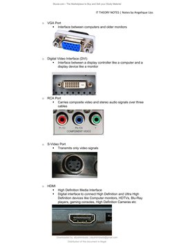 Grade 12 IT Theory Notes Summary | PDF