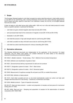 DIN EN 10130: Low Carbon Steel Standards | PDF