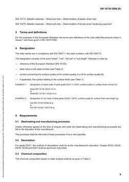 DIN EN 10130: Low Carbon Steel Standards | PDF