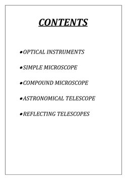 Class 12 Investigatory Project on Microscopes | PDF | Eye | Microscope