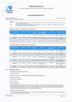 Careclean Bulk HC-P Safety Data Sheet | PDF