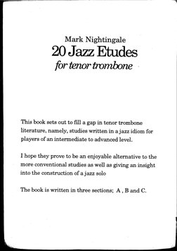20 Jazz Etudes | PDF