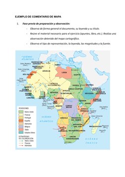 Mapa del Reparto Colonial de África 1914 | PDF | Colonialismo | África