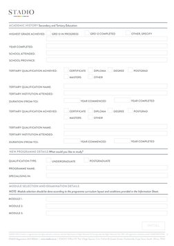 Stadio Registration Guide 2024 | PDF | Bachelor's Degree | Diploma