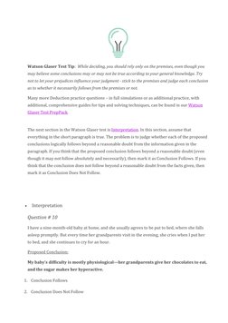 Free Watson Glaser Test Practice Guide | PDF | Inference | Argument