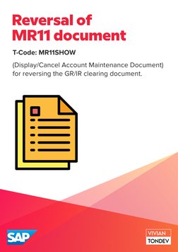 MR11 Clearing Process in SAP | PDF