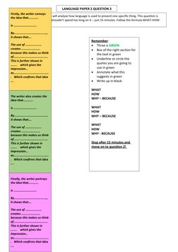 AQA English Language Paper 2 Guide | PDF | Reason | Cognition
