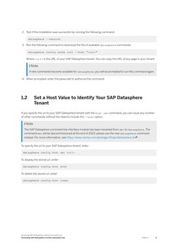 Sap DATASPHERE | PDF | Command Line Interface | Login