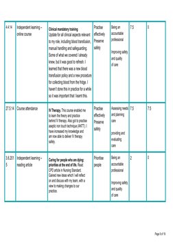 NMC Revalidation Forms and Examples | PDF | Nursing | Midwife