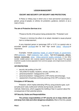 VIP Security and Escort Duties Overview | PDF | Bodyguard | Security Guard