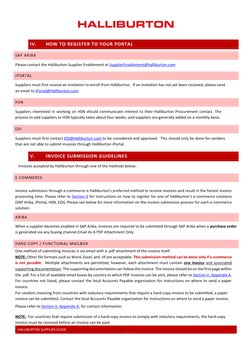Halliburton Supplier Registration Guide | PDF | Electronic Data ...