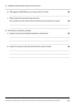 End-of-Unit Test: Cambridge Science 8 | PDF | Magnetic Field | Magnetism