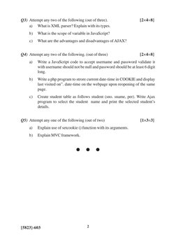 TYBSC (CS) 6th Semester Question Papers | PDF