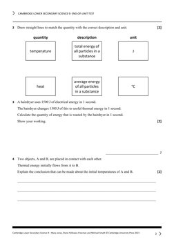 End-of-Unit Test for Science 9: Unit 3 | PDF | Density | Matter