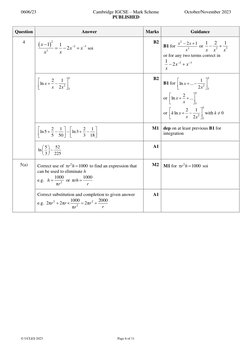 Cambridge IGCSE ™: Additional Mathematics 0606/23 | PDF | Accuracy And ...
