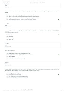 Wadhwani Skilling Assessment Answers | PDF | Empathy | Attitude ...