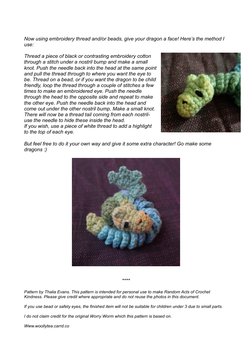 Worry Wyrm Crochet Pattern Guide | PDF
