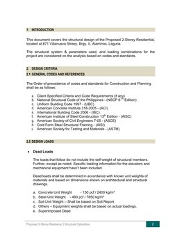Structural Analysis for 2-Storey House | PDF | Structural Analysis ...