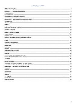Guidelines for IB English B Paper 1 | PDF | Rhetoric | Essays