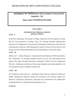 IoT Syllabus and Applications Overview | PDF | Internet Of Things ...