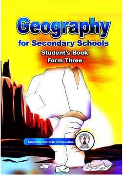 Geography F 3 TIE | PDF