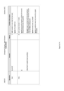 Year 6 Science Checkpoint Mark Scheme | PDF