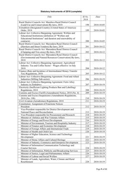 Statutory Instruments Overview 2018 | PDF | Tax Refund | Excise